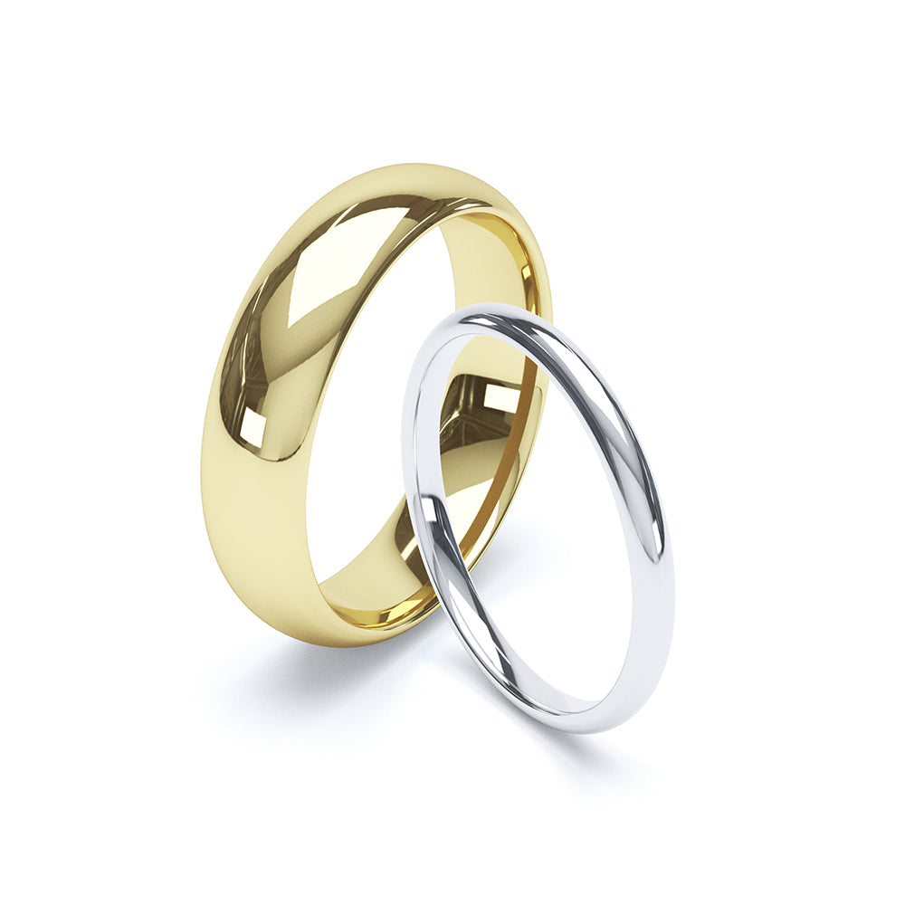 Paris Profile Wedding Ring – Woolfe Jewellery