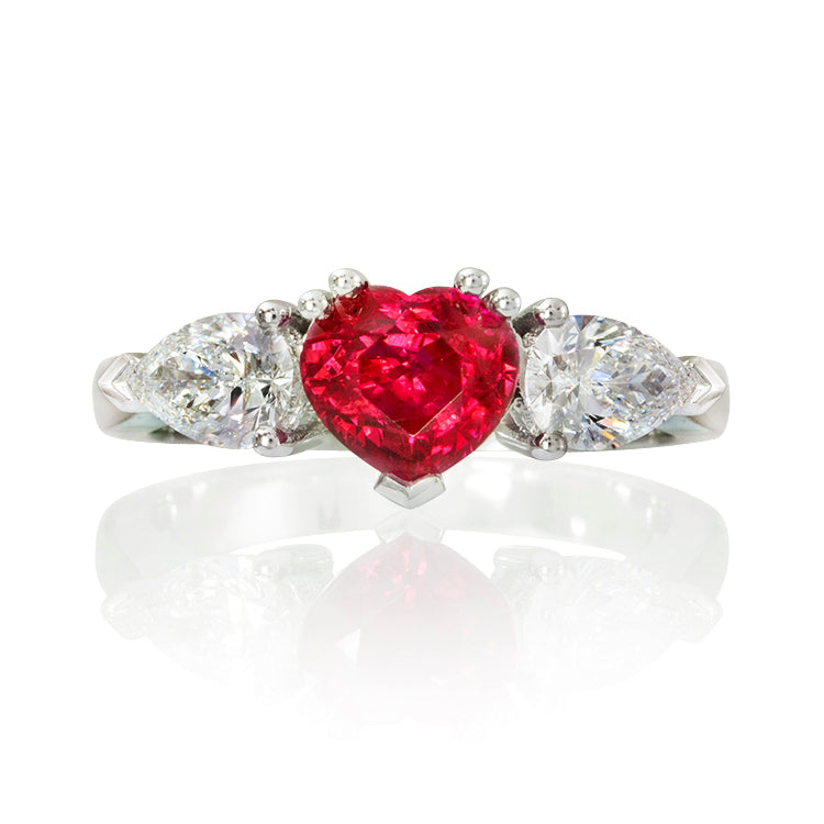 Romance Ruby & Diamond Ring – Woolfe Jewellery